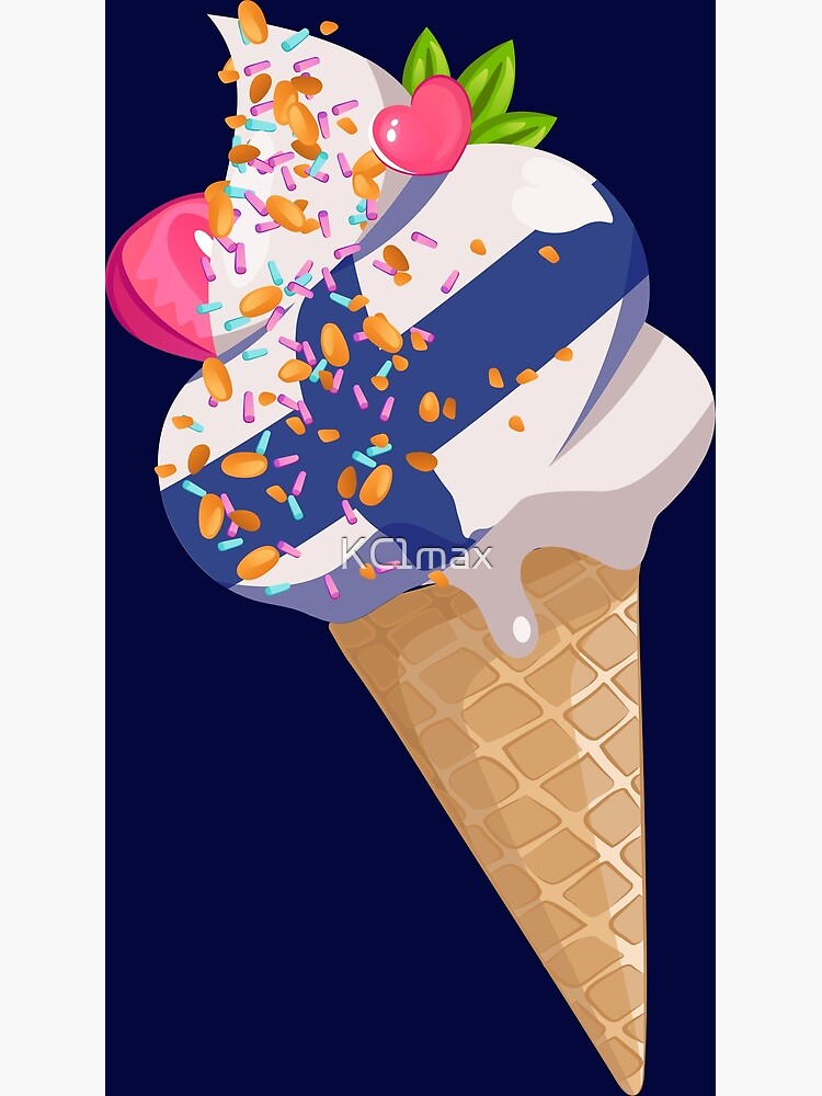 "World Flags Ice Cream / Finland Ice Cream" Poster for Sale by KC1max ...