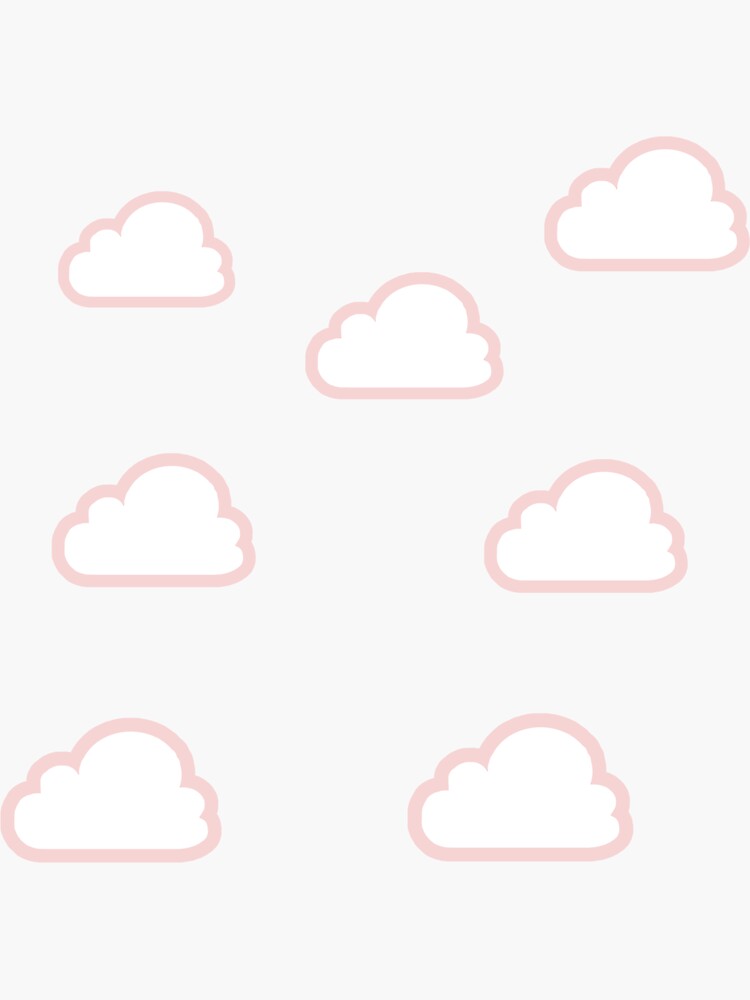 "clouds sticker pack" Sticker by fionasvibez | Redbubble