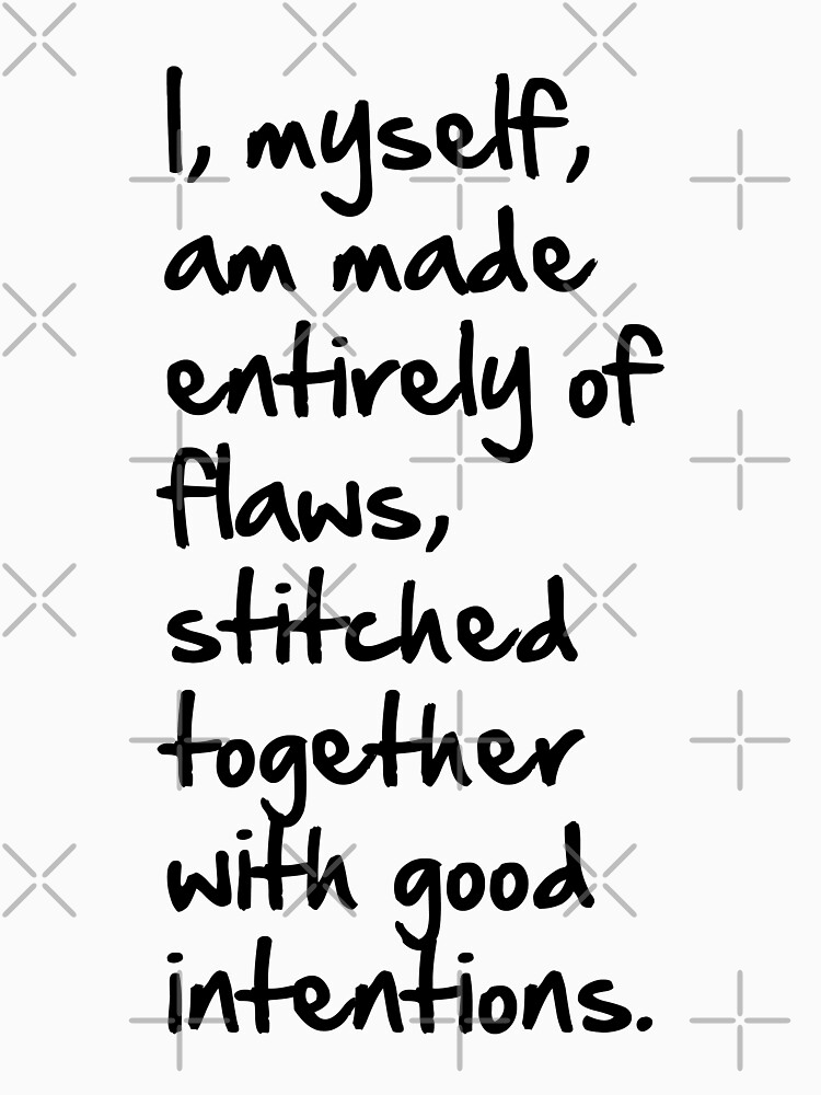 "Good intentions" T-shirt for Sale by GentryRacing | Redbubble | flaws ...