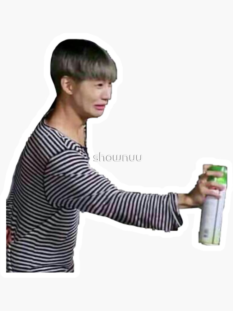 "Taemin Shinee Bug Spray meme" Sticker for Sale by shownuu | Redbubble
