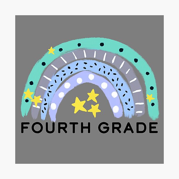"Rainbow fourth Grade" Photographic Print by JavierShih | Redbubble