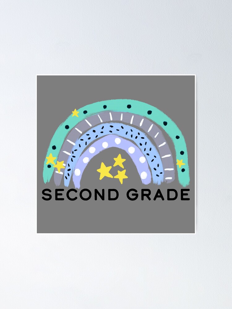 "Rainbow Second Grade" Poster by JavierShih | Redbubble