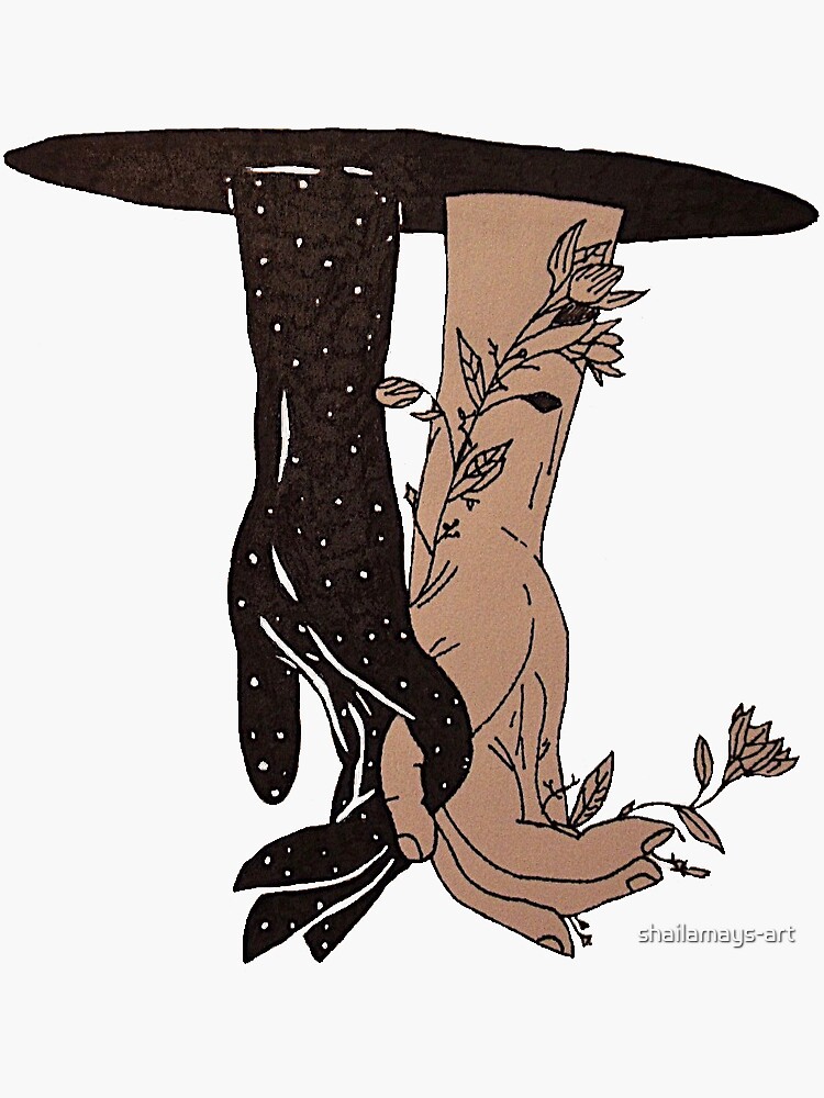 "Opposites" Sticker by shailamays-art | Redbubble