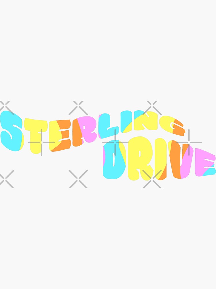 "sterling drive" Sticker for Sale by AnnieGarbs | Redbubble