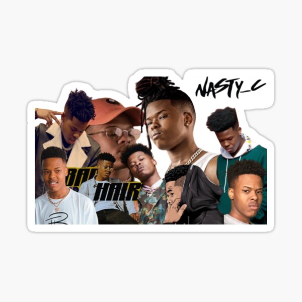"Nasty C Collage" Sticker by Art-By-Mo | Redbubble