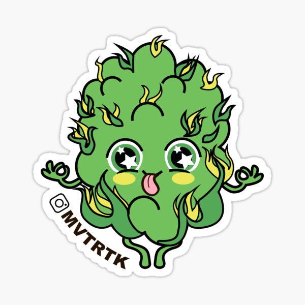 "WEED" Sticker by MVTRTK | Redbubble