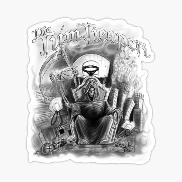 "The Rim Reaper" Sticker for Sale by ReyFlores | Redbubble