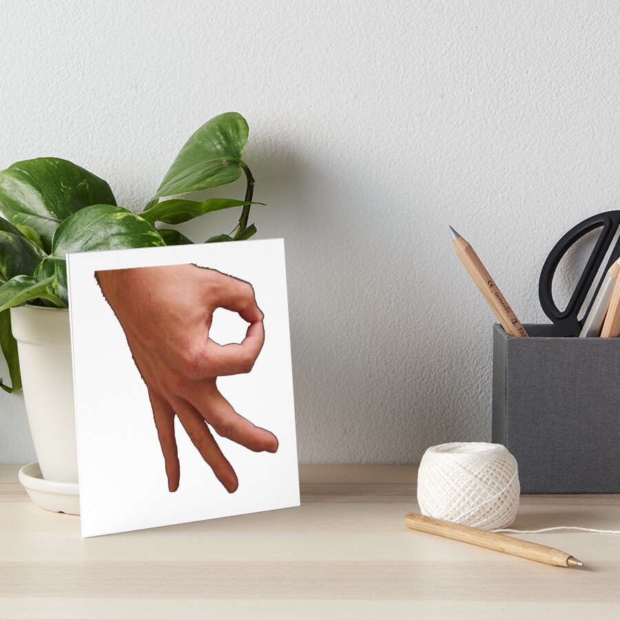 "Got em' Circle Game - Hand" Art Board Print by LocalJunkie | Redbubble