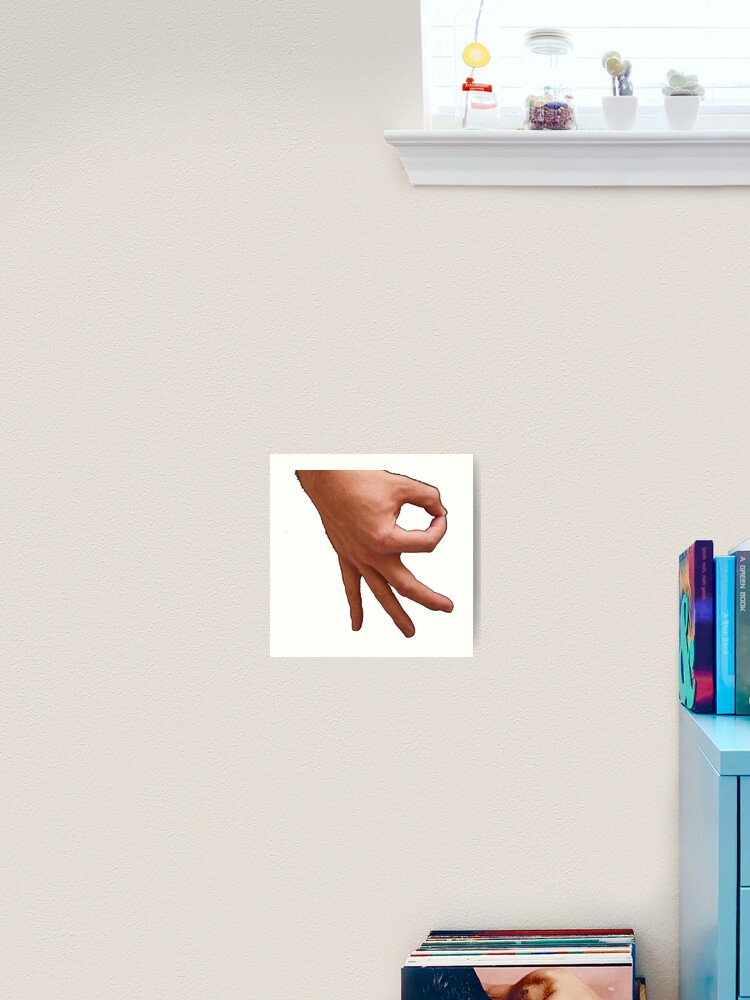 "Got em' Circle Game - Hand" Art Print for Sale by LocalJunkie | Redbubble