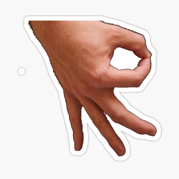 "Got em' Circle Game - Hand" Sticker for Sale by LocalJunkie | Redbubble