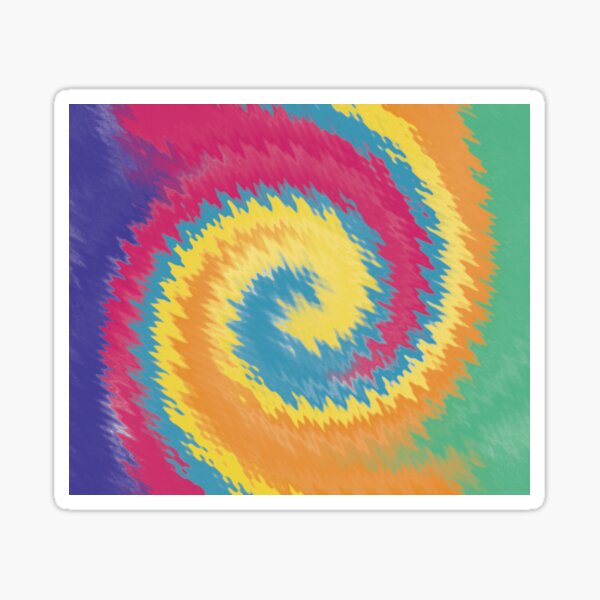"Vsco Girls Tie Dye psychedelic Pattern" Sticker for Sale by ...