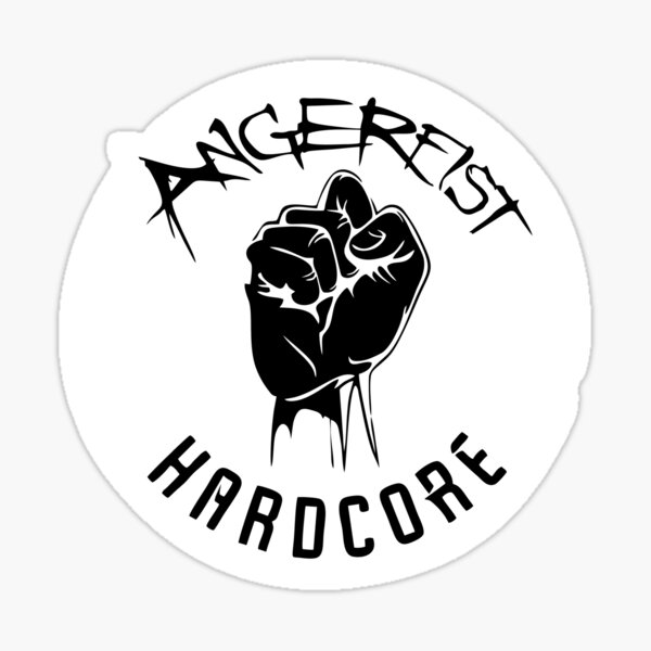Angerfist Logo Stickers | Redbubble