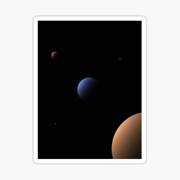 "Planets" Sticker for Sale by adam0215 | Redbubble