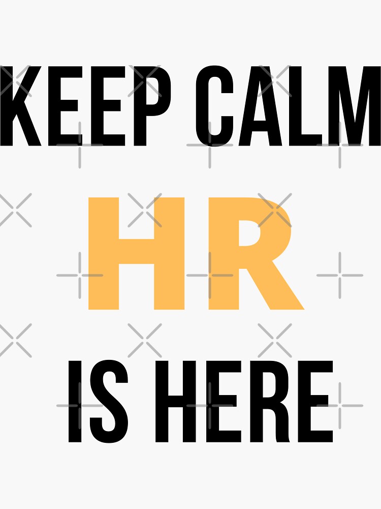"Human Resources -HR " Sticker by Oreo2020 | Redbubble