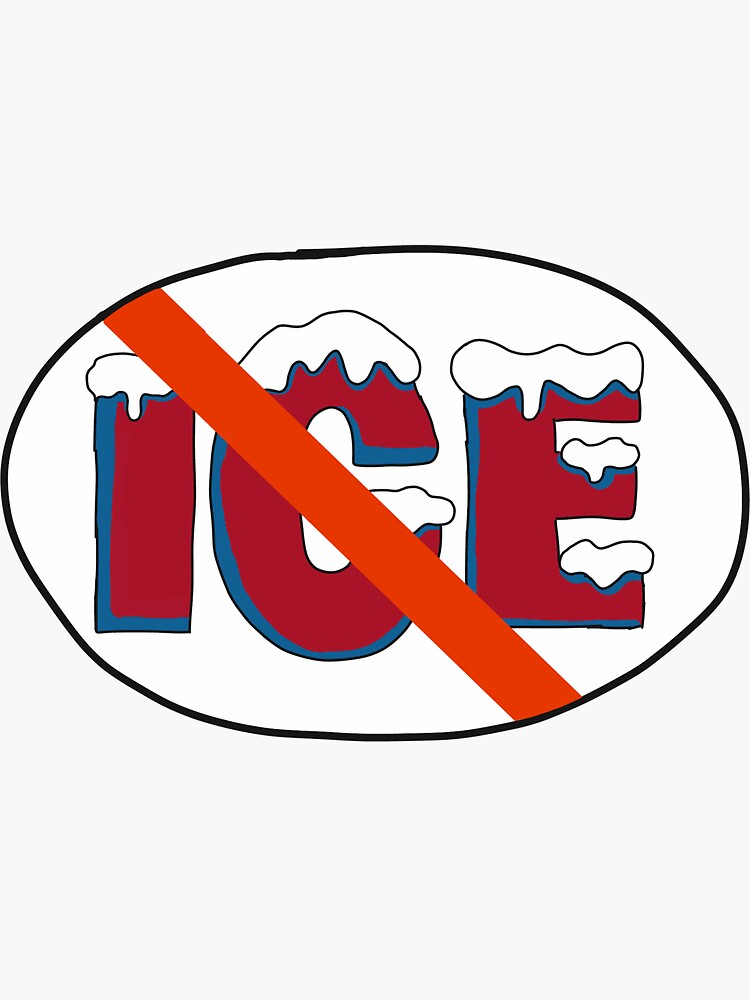 "Stop ICE" Sticker for Sale by cjphotographs | Redbubble