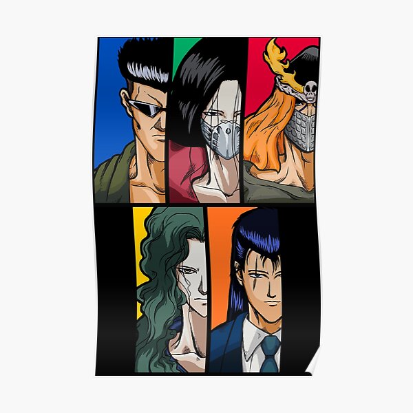 "The Dark Tournament - Team Toguro" Poster for Sale by manoystee ...
