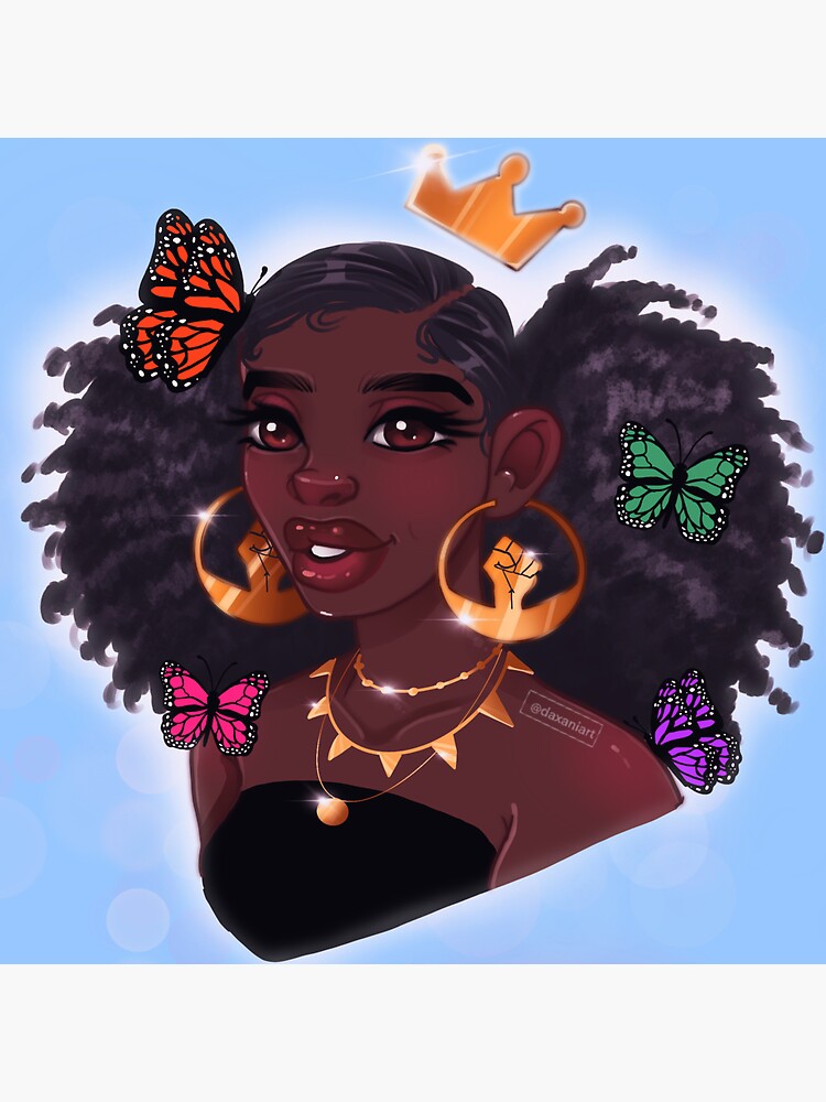 "Black Girl Magic" Sticker by Daxani | Redbubble