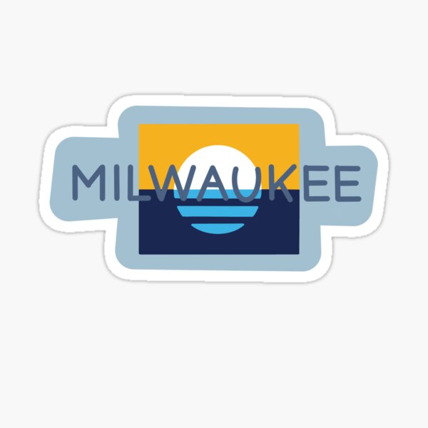 "Milwaukee Flag" Sticker by sbslaterdesigns | Redbubble