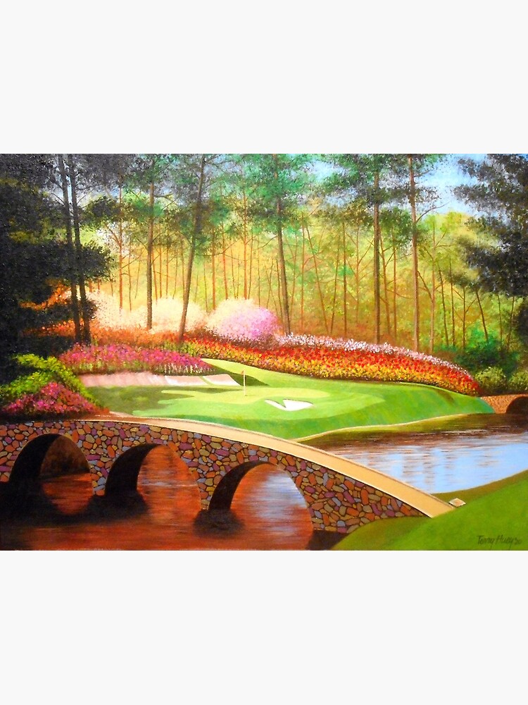 "The Golden Bell (12th at Augusta)" Poster for Sale by terryhuey ...