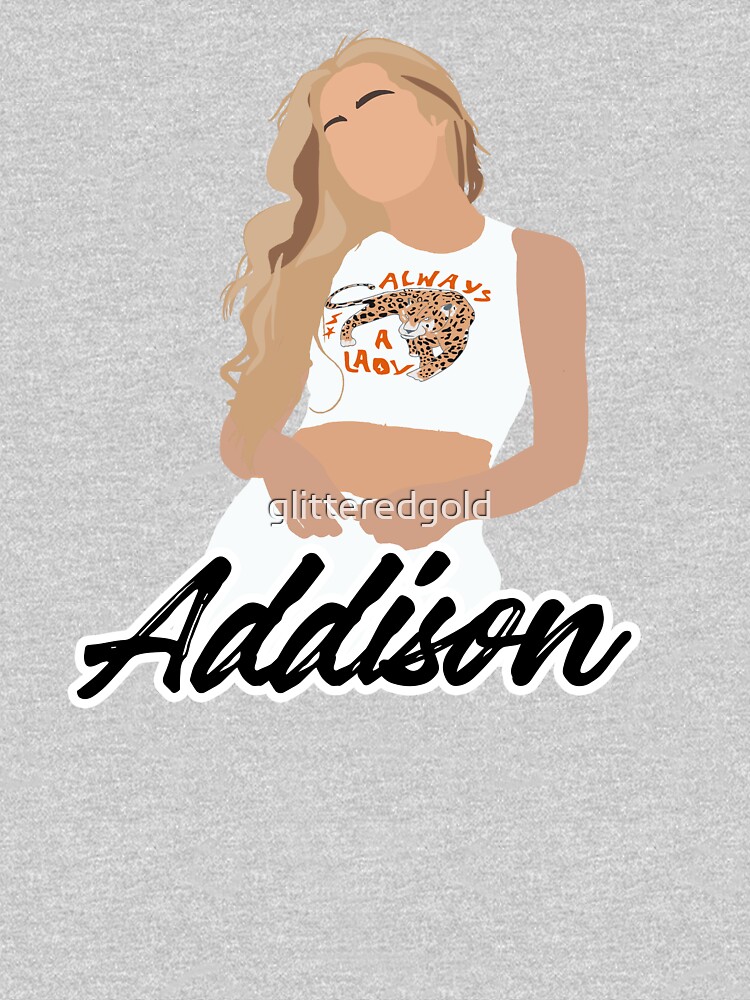 "Addison Rae" T-shirt for Sale by glitteredgold | Redbubble | addison ...