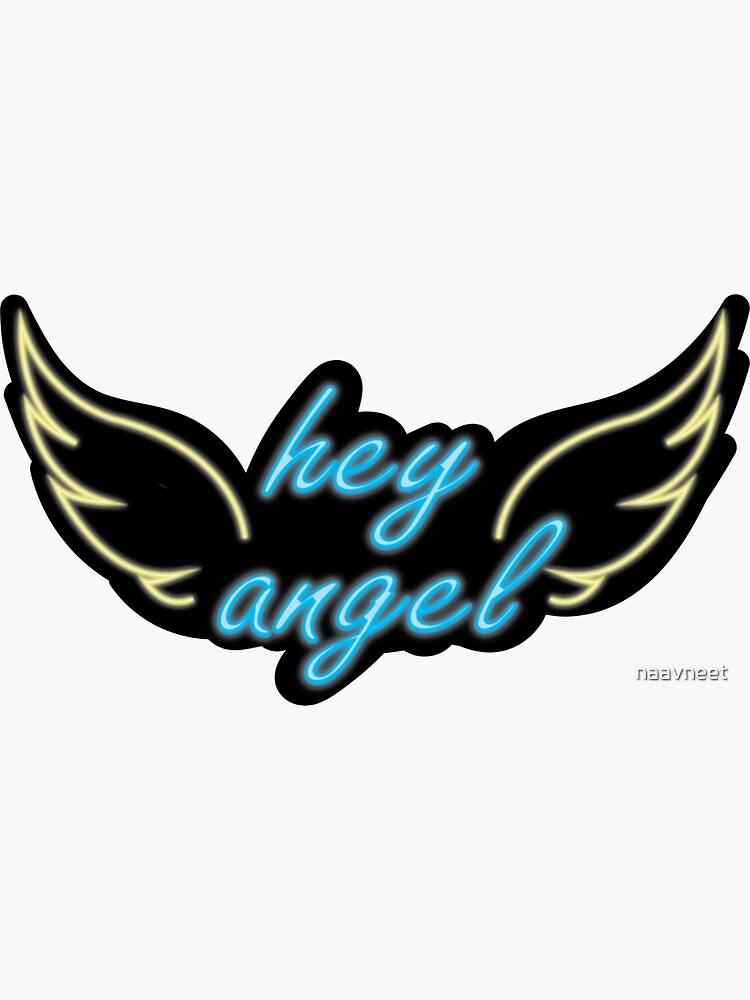 "One Direction - Hey Angel Neon" Sticker for Sale by naavneet | Redbubble