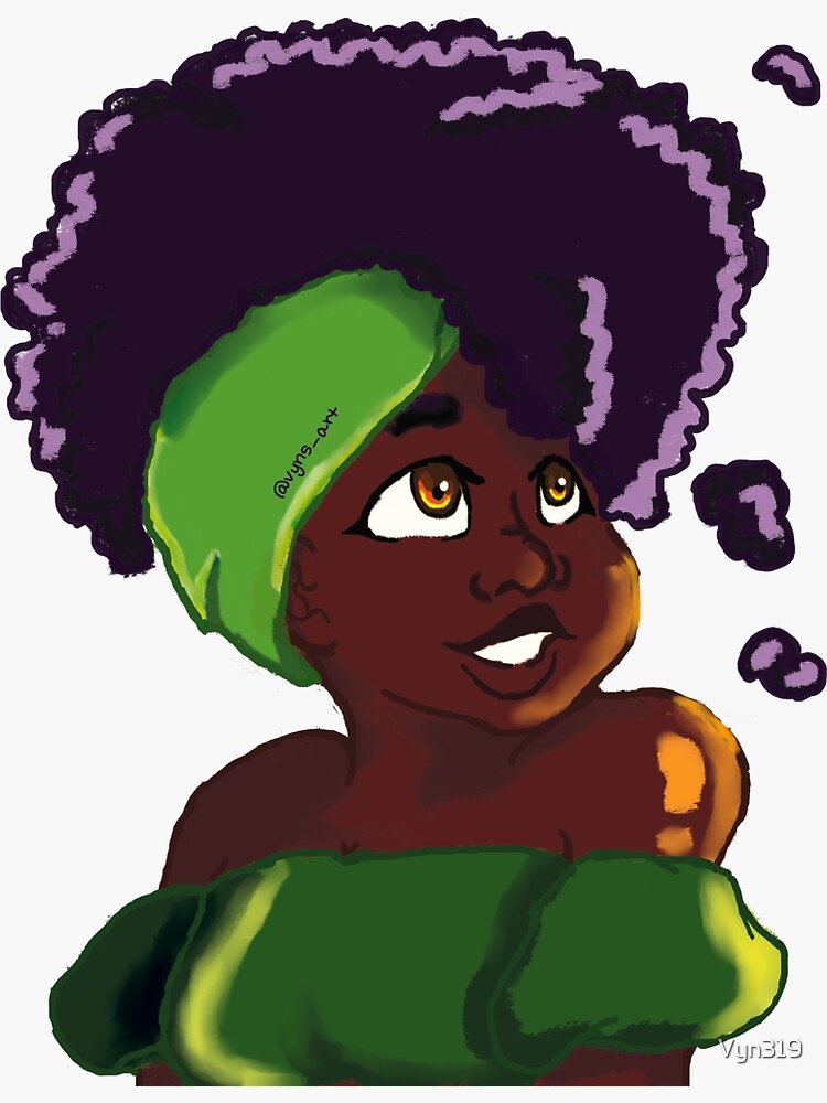 "Proud in Purple" Sticker by Vyn319 | Redbubble