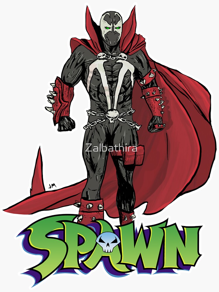 "Spawn" Sticker by Zalbathira | Redbubble