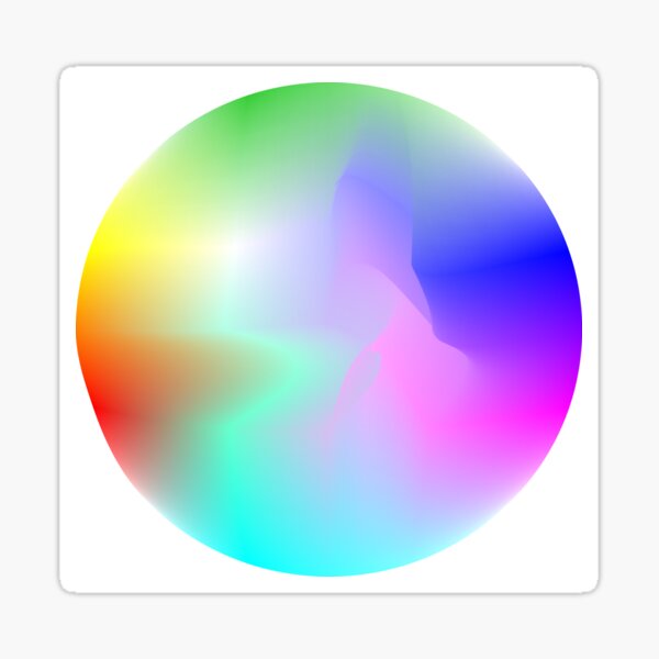 "MULTI COLOR" Sticker for Sale by Guy2020 | Redbubble