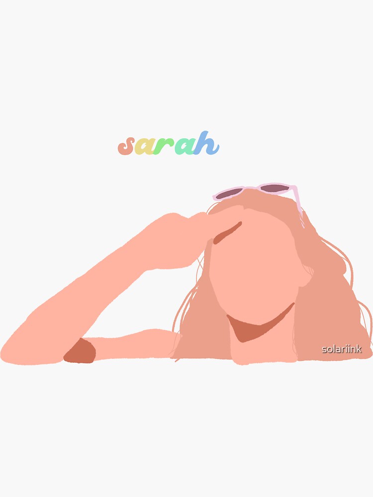 "Sarah Cameron - Outer Banks" Sticker for Sale by solariink | Redbubble