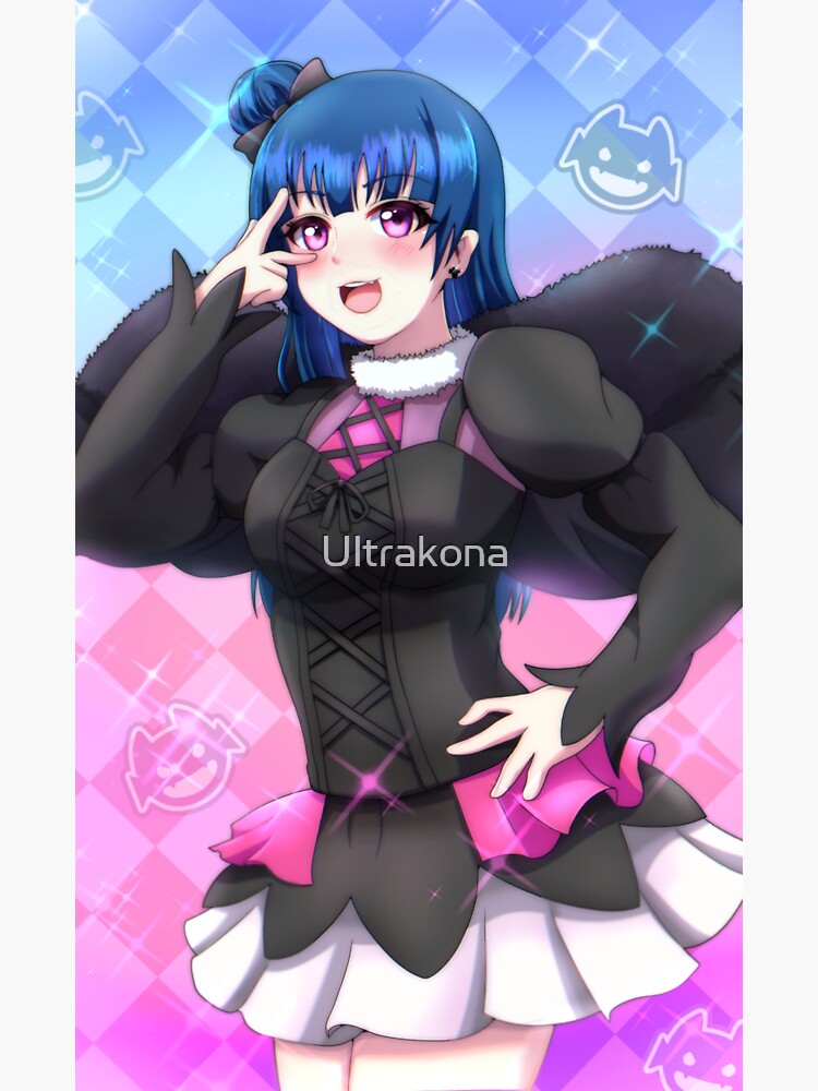 "Yohane the fallen angel" Sticker by Ultrakona | Redbubble