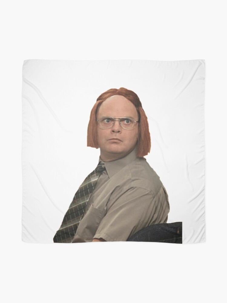 "dwight with a wig" Scarf for Sale by Joycechan20 | Redbubble