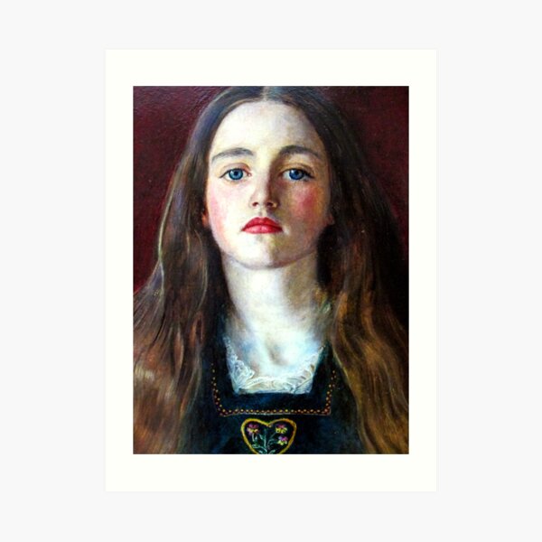 "Portrait of a Girl - Sophy Gray - John Everett Millais " Art Print for ...