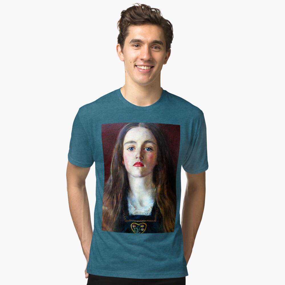 "Portrait of a Girl - Sophy Gray - John Everett Millais " Metal Print ...