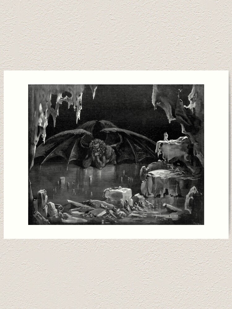 "The Vision of Hell - Gustave Dore for Dante's Inferno" Art Print by ...