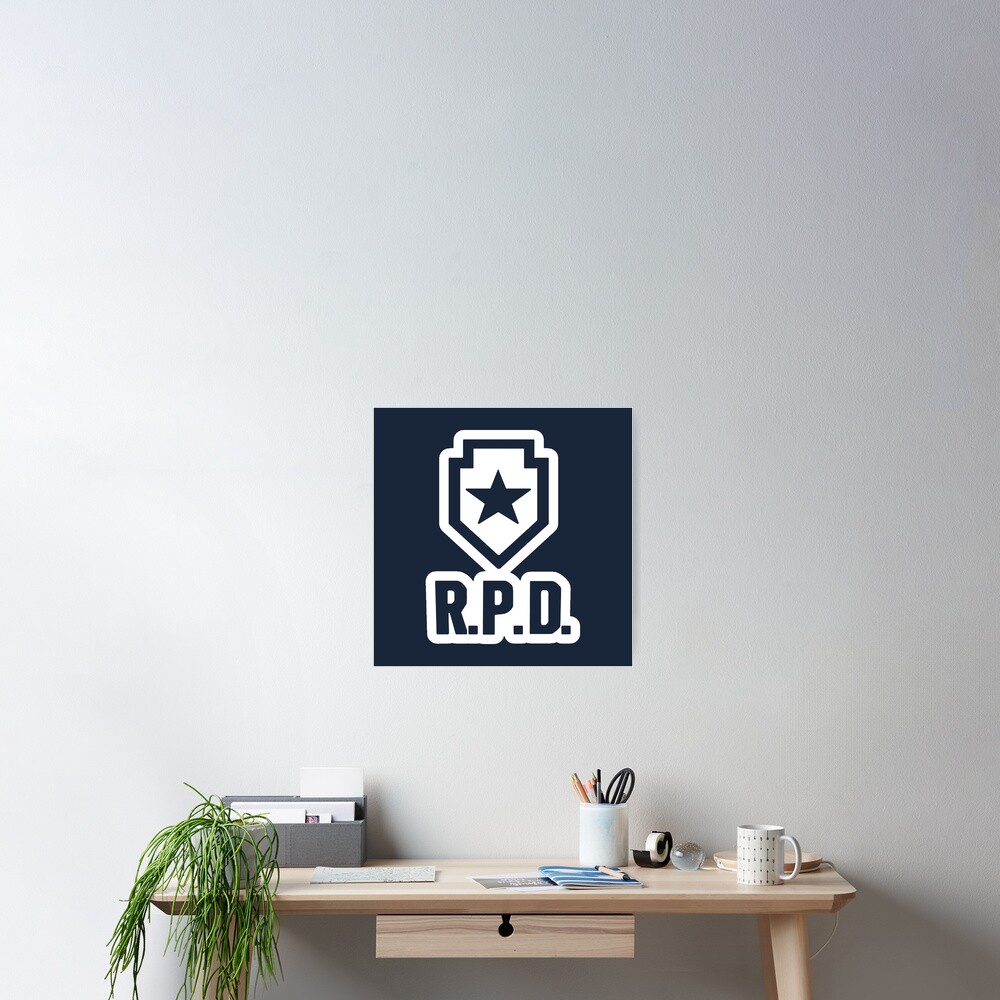 Póster «Resident Evil 2: REmake RPD Logo» de Zalbathira | Redbubble