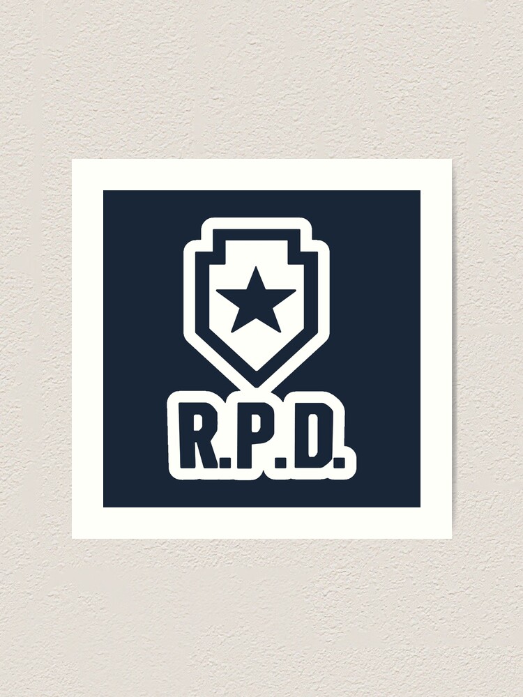"Resident Evil 2: REmake RPD Logo" Art Print for Sale by Zalbathira ...