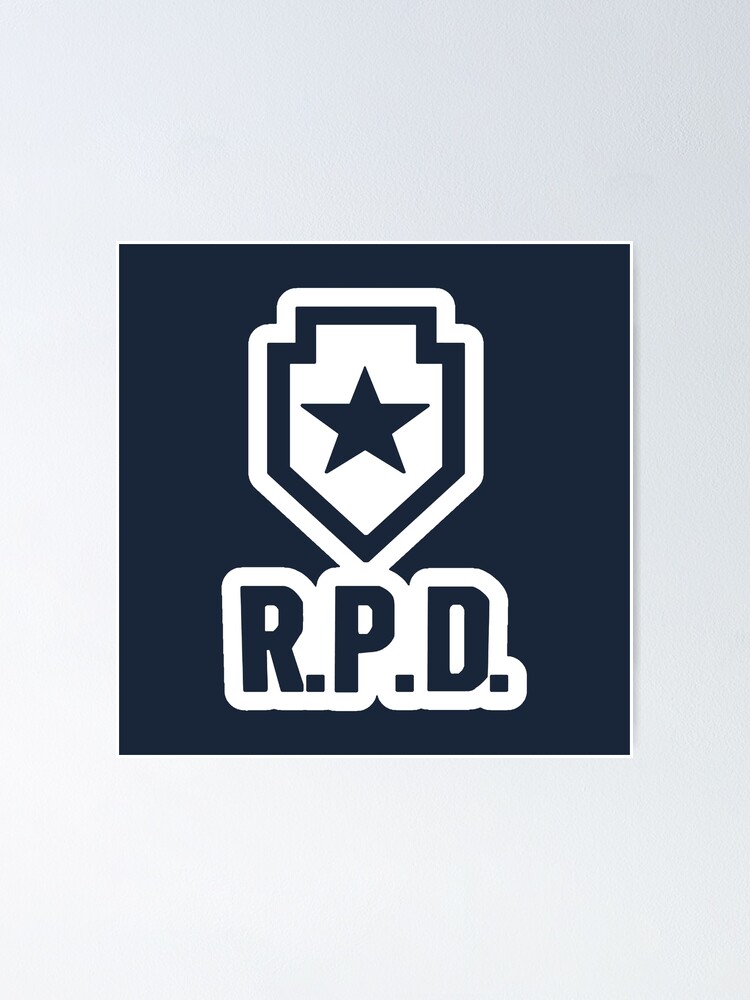 Póster «Resident Evil 2: REmake RPD Logo» de Zalbathira | Redbubble