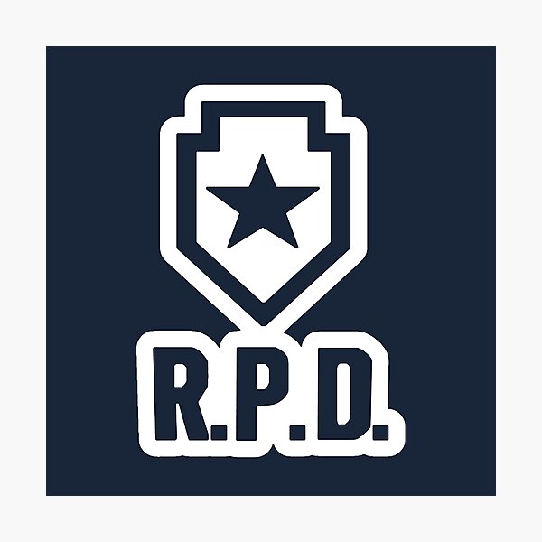 "Resident Evil 2: REmake RPD Logo" Photographic Print for Sale by ...
