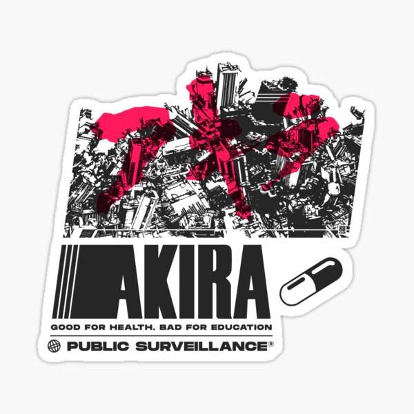 "AKIRA" Sticker for Sale by Hiro-Yasuo | Redbubble