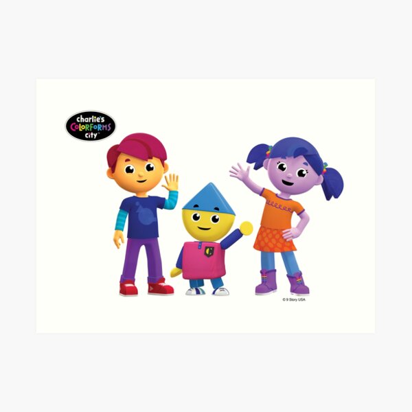 Charlies Colorforms City Art Prints | Redbubble