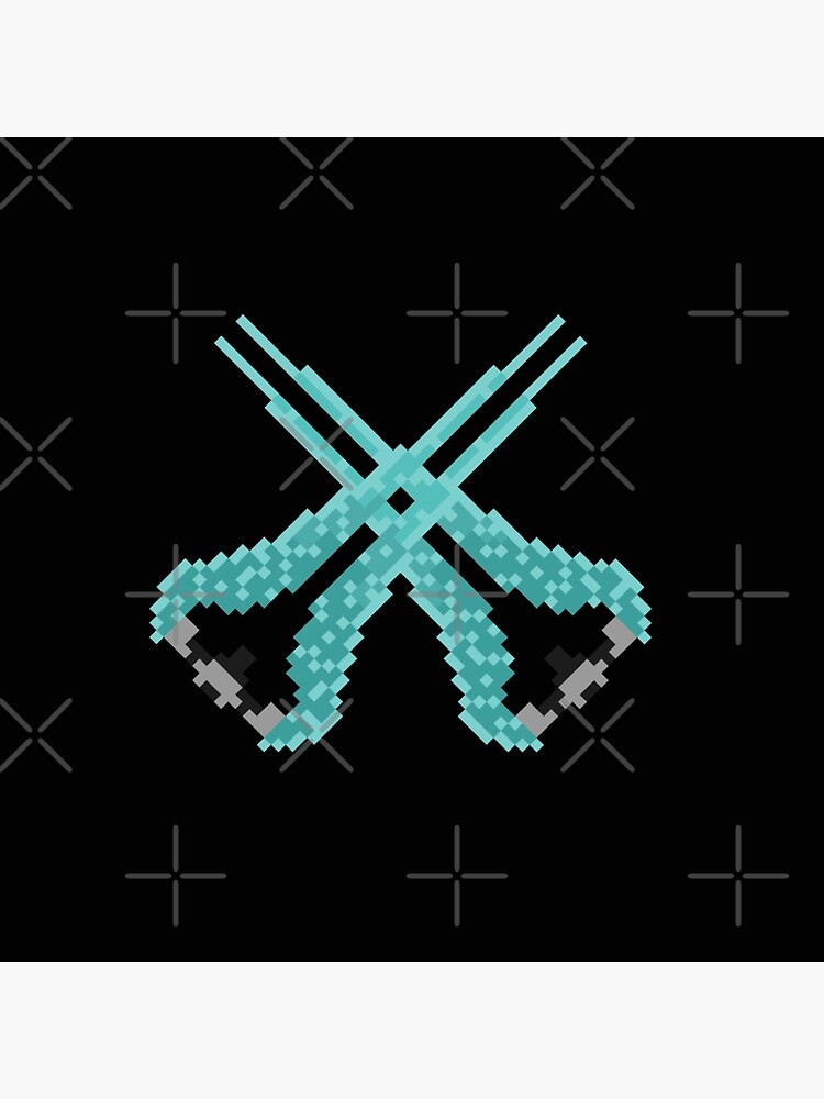 "Halo Energy Swords Pixel" Poster by NinjaMonkeyPig | Redbubble