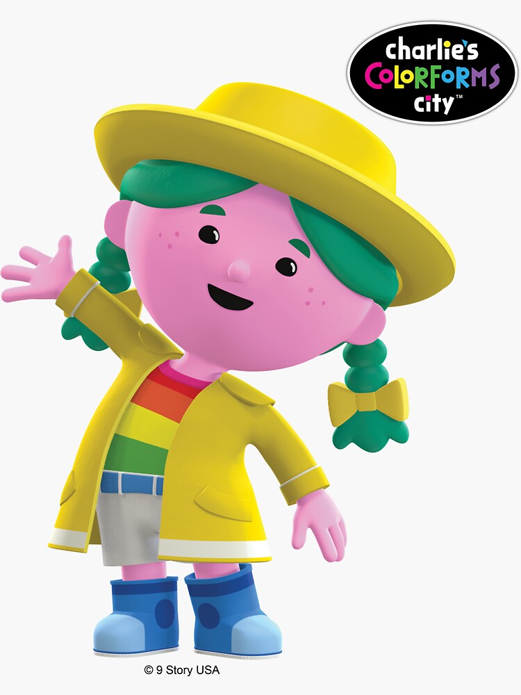 "Charlie's Colorforms City - Miss Weather" Sticker for Sale by ...