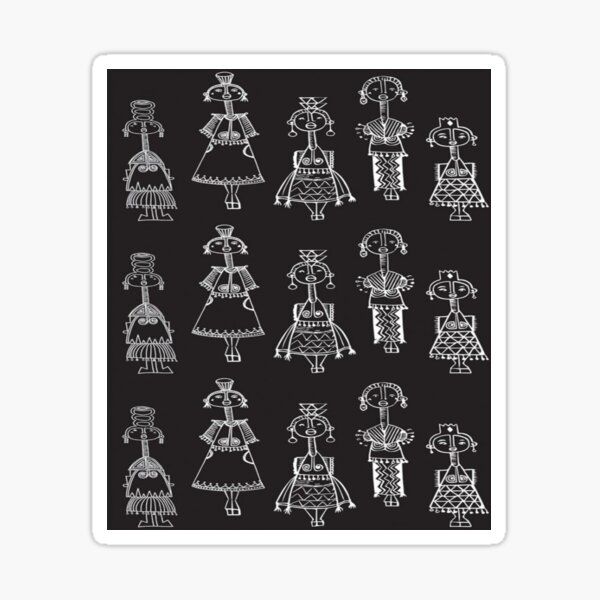 "Traditional African Print, Tribal Art, " Sticker for Sale by ...