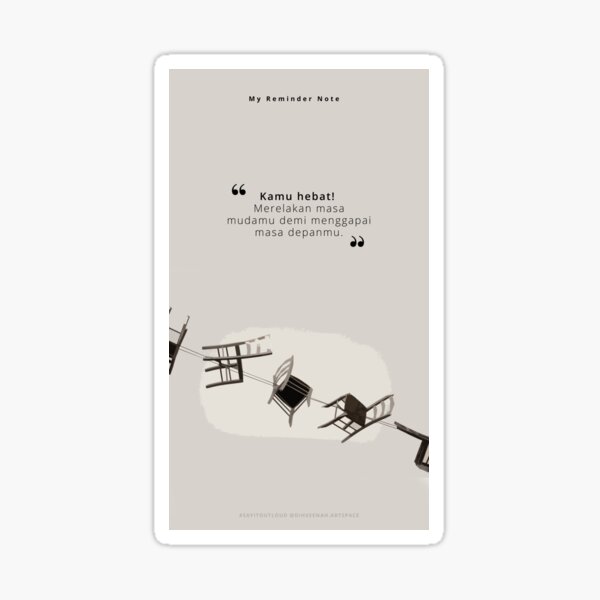 "KAMU HEBAT" Sticker for Sale by Dihveenah | Redbubble