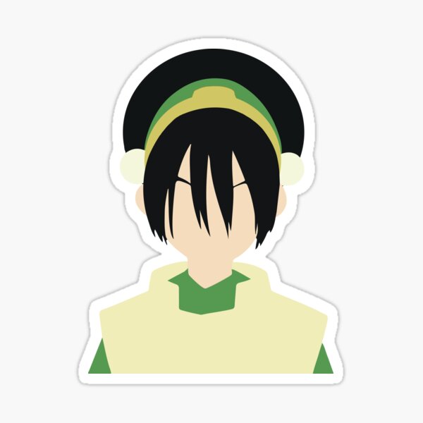 "Avatar The Last Airbender Minimalist Toph" Sticker for Sale by egrjhn ...