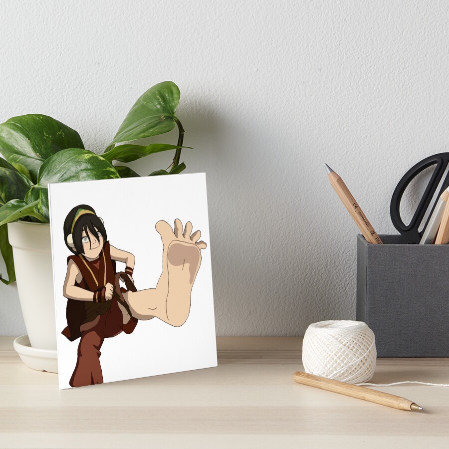 "Toph Feet Avatar" Art Board Print by blueeyes374 | Redbubble