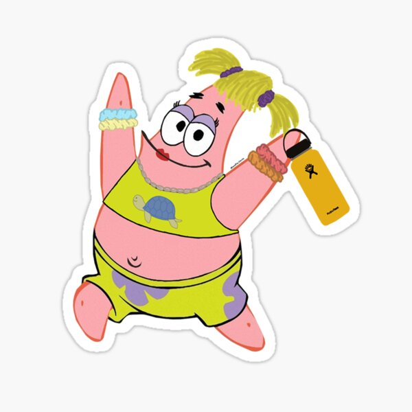 "vsco patrick star" Sticker for Sale by alondraanava | Redbubble