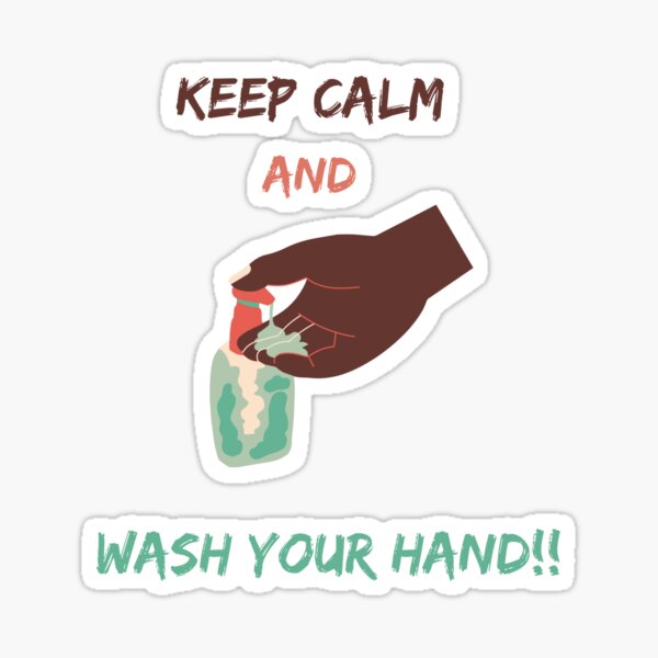 "hand wash" Sticker for Sale by teenshade | Redbubble