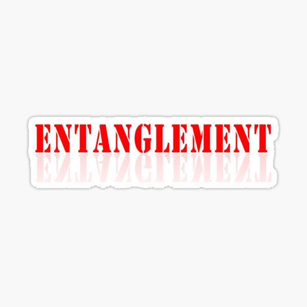 "ENTANGLEMENT" Sticker by Kabella- | Redbubble
