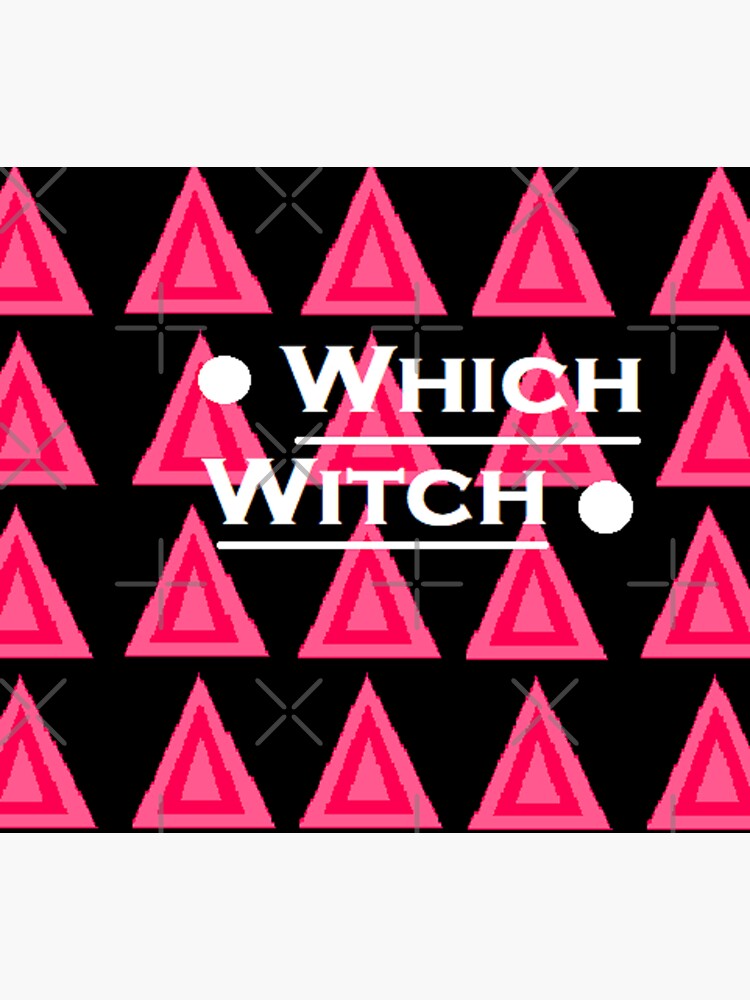 "Which Witch Triangle Design" Sticker for Sale by thestarzart | Redbubble